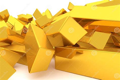 束或堆金制马上的齿龈或砖，现代样式背景或者纹理 事务、艺术、设计and背景 库存例证 插画 包括有 浮动 形状 118006773