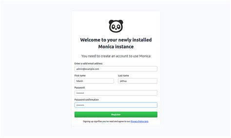 cómo instalar monica personal relationship manager en debian 10