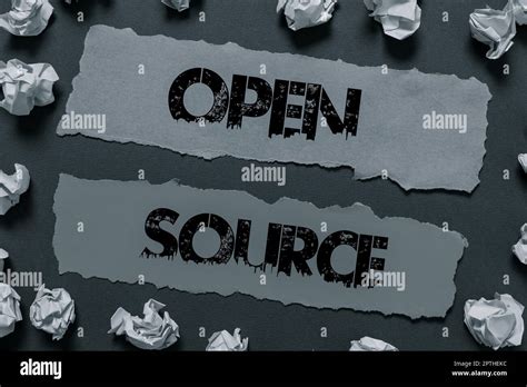 handwriting text open source conceptual photo contains the source code