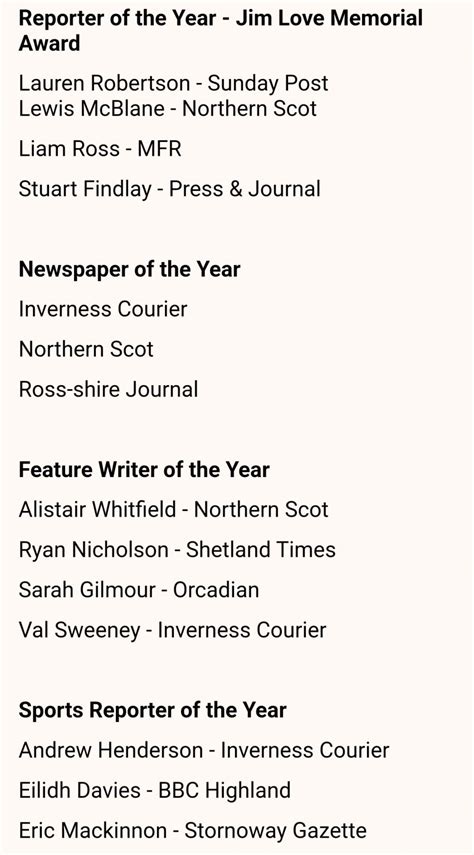 Lewis Mcblane On Linkedin Really Delighted To Be Shortlisted For Reporter Of The Year At The…