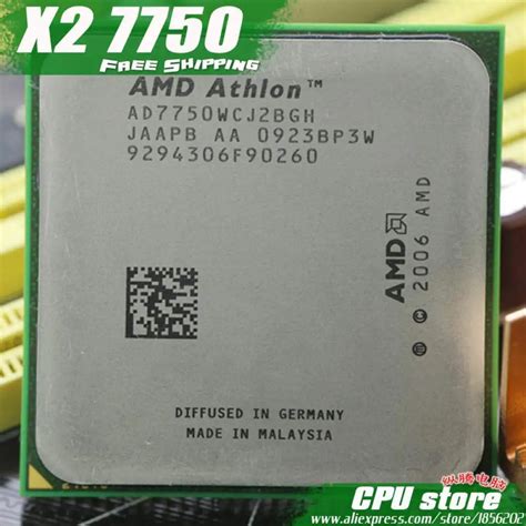 Amd Athlon 64 X2 7750 27ghz Dual Core Processor Socket Am2 Am2 940