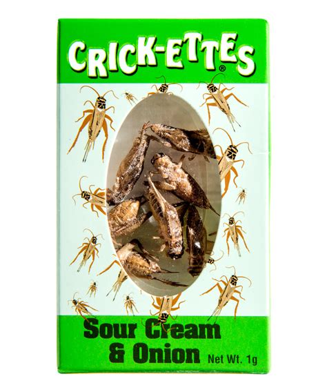 Crick Ettes Flavored Snacks Made With Real Whole Crickets