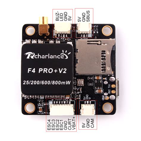 Rcharlance F4 Pro V2 30 5x30 5mm Omnibus F4 Flight Controller Osd Bec Aio 40ch 25 200 600 800mw