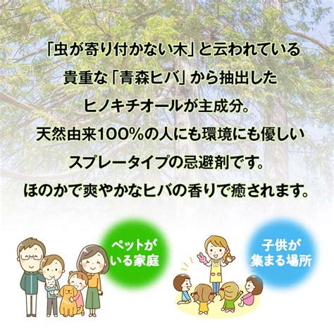 【楽天市場】虫除け ヒバウッド スプレー 天然由来の害虫忌避剤 ヒバウッド 8本組 害虫忌避 虫除け 害虫駆除 虫よけスプレー