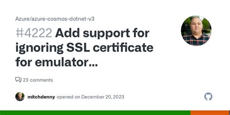 Add Support For Ignoring Ssl Certificate For Emulator Connections