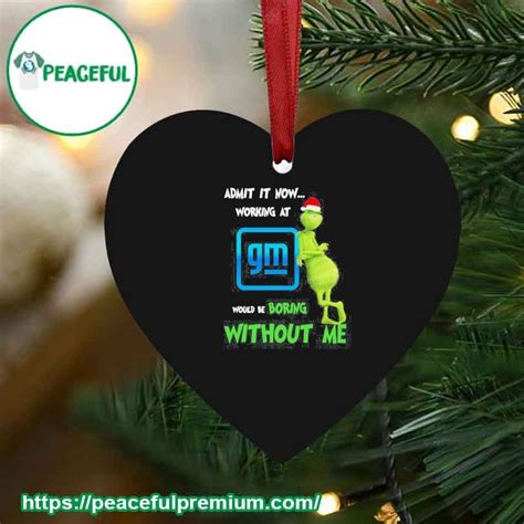 Santa Grinch Admit It Now Working At General Motors Logo Would Be