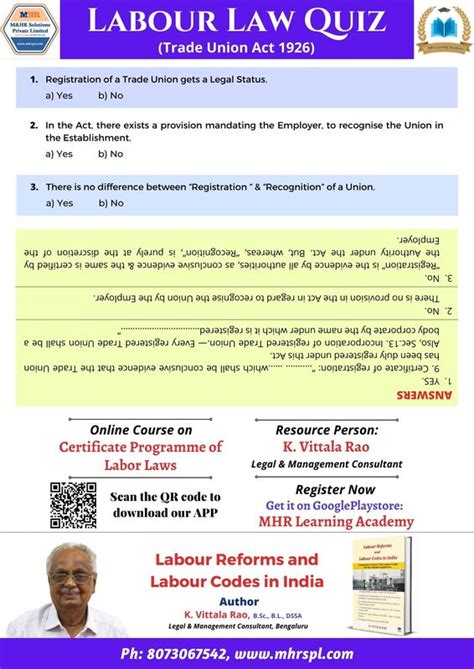 Labour Law Quiz 17 Mandhr