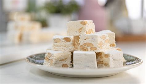 White Chocolate Nougat Candy Recipe Homemade Gumdrop Nougat Kim