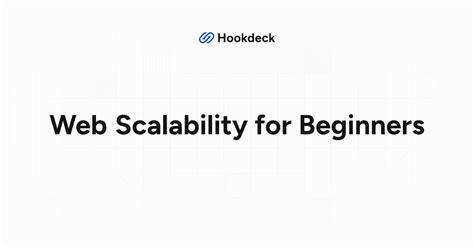 web scalability for beginners