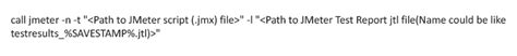 Jmeter Test Report Generation Single Step Solution