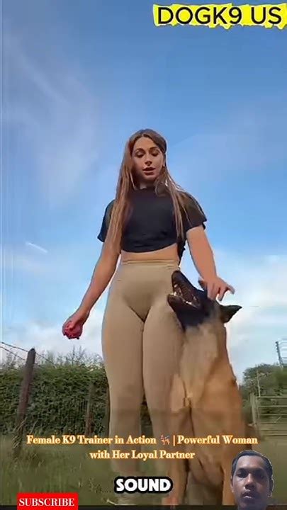 Female K9 Trainer In Action 🐕‍🦺 Powerful Woman With Her Loyal Partner