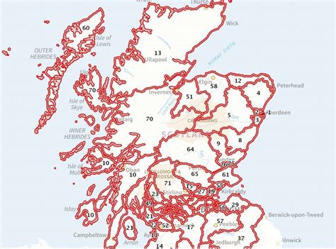 Second Review Of Scottish Parliament Boundaries Sees Revised North East