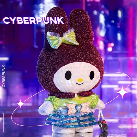 My Melody Cyberpunk Edition Plush Juneptune