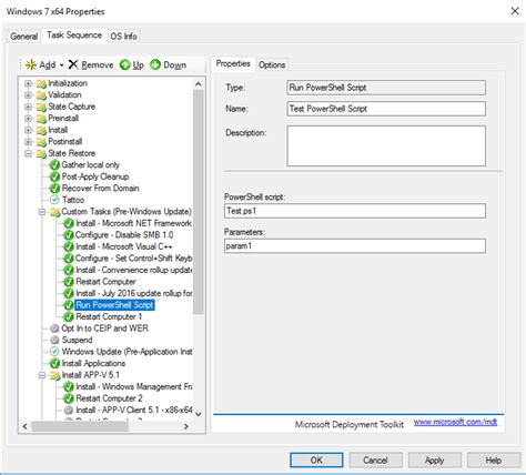 cmdtbuildtasksequencecustomize support powershell scripts · issue 4