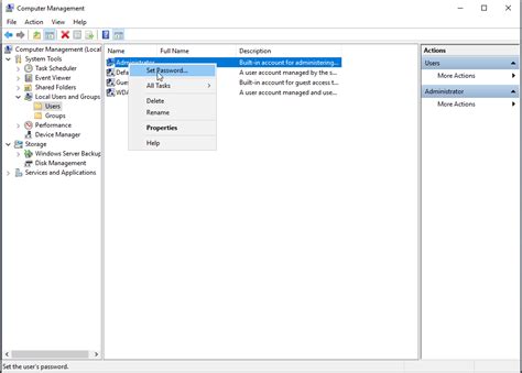 How To Change A User Password In Windows Server