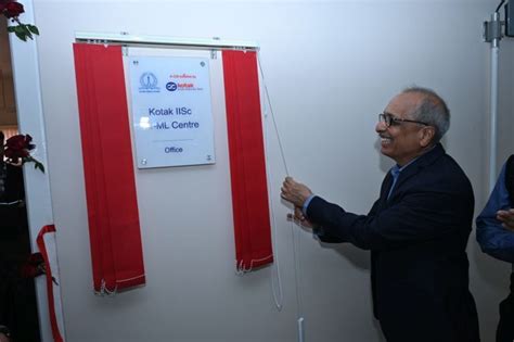 Kotak Iisc Ai Ml Centre Inaugurated Kotak Iisc Ai Ml Centre Cutting