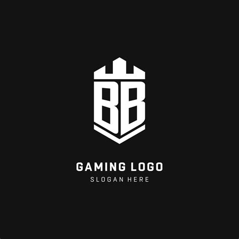 Bb Monogram Logo Initial With Crown And Shield Guard Shape Style 15161731 Vector Art At Vecteezy