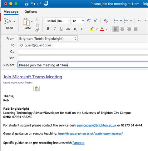 Invite A Guest To A Team Meeting How To