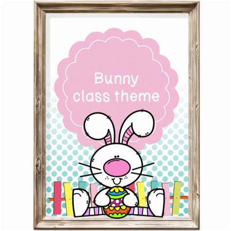 Class Theme Bunnies Clever Wolfee Class Theme Bunnies Clever Wolfee