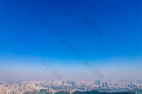 湖南长沙城市风光岳麓山风景区航拍摄影图图片 包图网企业站