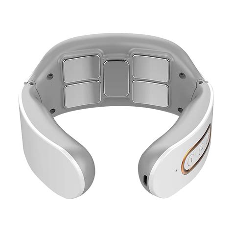 Neck Massager With Heat Wireless Cervical Vertebra Instrument 5 Head Electronic Pulse