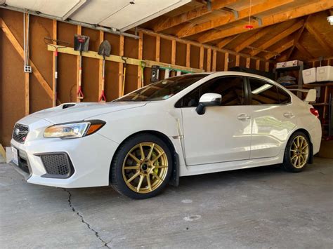2019 Subaru Wrx Sti With 18x8 5 50 Enkei Ts10 And 245 40r18 Michelin