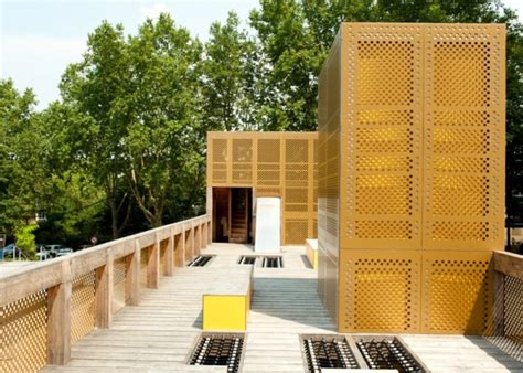 Base Adds Metal Clad Play Area To A Bordeaux Housing Estate