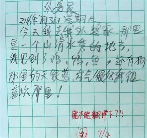 小学生“狂草”字体走红，字迹凌乱，求批卷老师心理承受面积 搜狐大视野 搜狐新闻