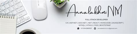 Annalakshmi Muruganantham Dotnet Developer Alohaaba India Linkedin