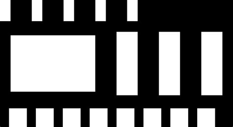 Rom Memory Chip In Black And White Color 25096977 Vector Art At Vecteezy