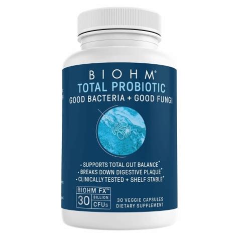 Biohm Probiotic Total 1 Each 30 Count 1 Pack 30 Count Kroger