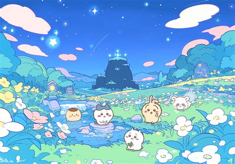 Chiikawa Desktop Pc Laptop Wallpaper Free Download Chiikawa Wallpaper