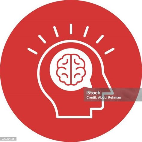 Brain Vector Icon Which Can Easily Modify Or Edit Stock Illustration