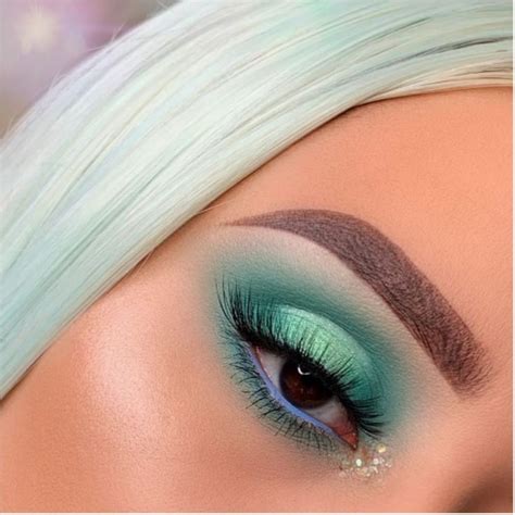 St Pattys Green Makeup Mint Makeup Colorful Makeup