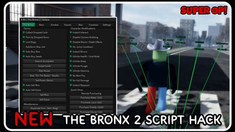 New The Bronx 2 Script Hack Roblox Scripts Dupe Itemsguns