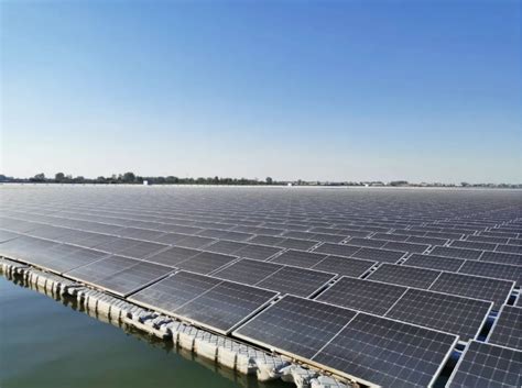 我国单体规模最大水面漂浮式光伏电站全容量并网 能源界