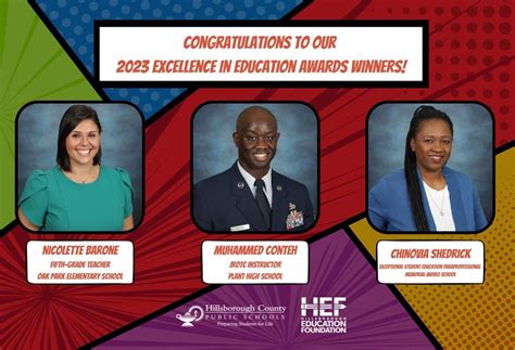 Congratulations To All The Nominees And Winners Thank You To All The Educators And Support