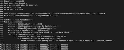 Resolving Stack Strings With Emulation 0ffset Training Solutions