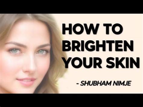 Shubham Nimje On Linkedin How To Brighten Your Skin Shubham Nimje