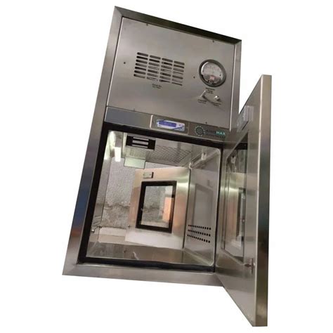 Stainless Steel Rectangular 220v Dynamic Pass Box For Self Cleaning