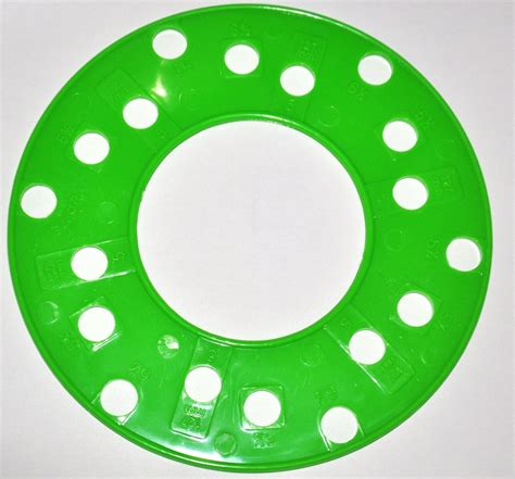 6 Lug Wheel Bolt Pattern Template Tool Guide Gauge Measure Import Metric Sae