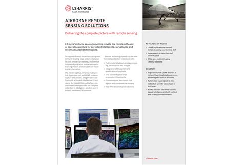 Airborne Remote Sensing Solutions Sell Sheet L3Harris Fast Forward