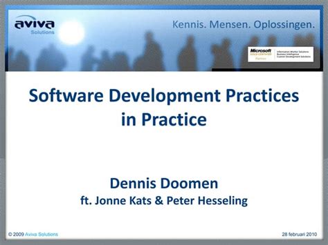 Software Development Practices In Practice Pptx