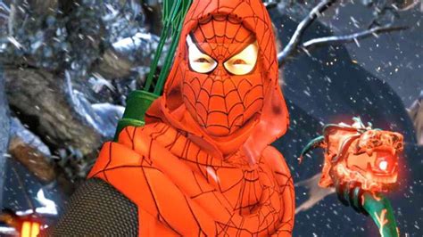 Mortal Kombat Xl All Klassic Fatalities On Spider Man Kung Jin