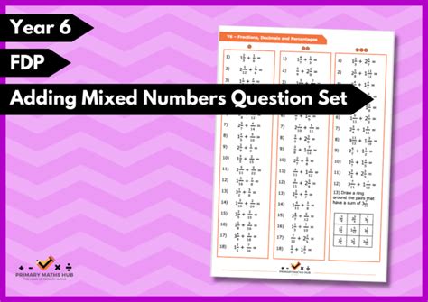 Year 6 Fractions Primary Maths Hub
