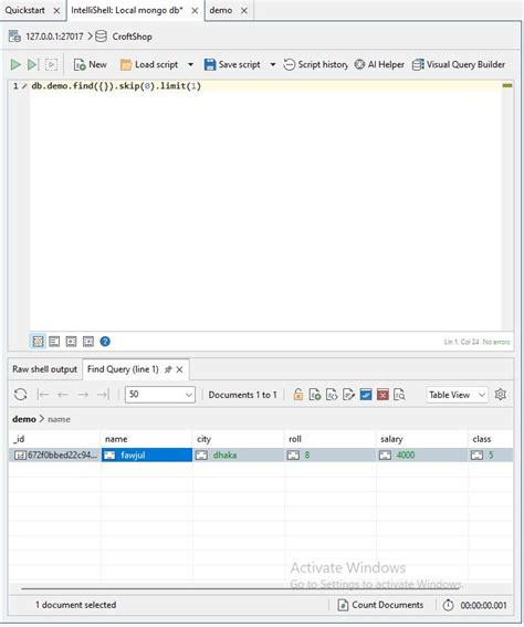 Md Fawjul Azim On Linkedin Mongodb Query Writingskip And