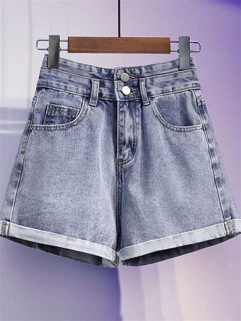 Plus Size Highwaist Denim Shorts Pluspreorder