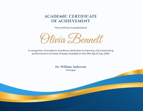 Free Printable Academic Certificate Templates To Customize Online