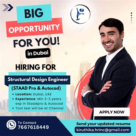 Jobopening Structuralengineer Designengineer Dubaijobs Engineerlife Architecture