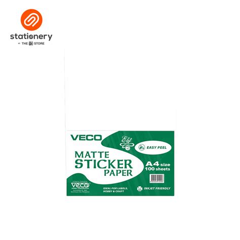 Elit Sticker Paper A4 100 Sheets Per Pack Best Price Online